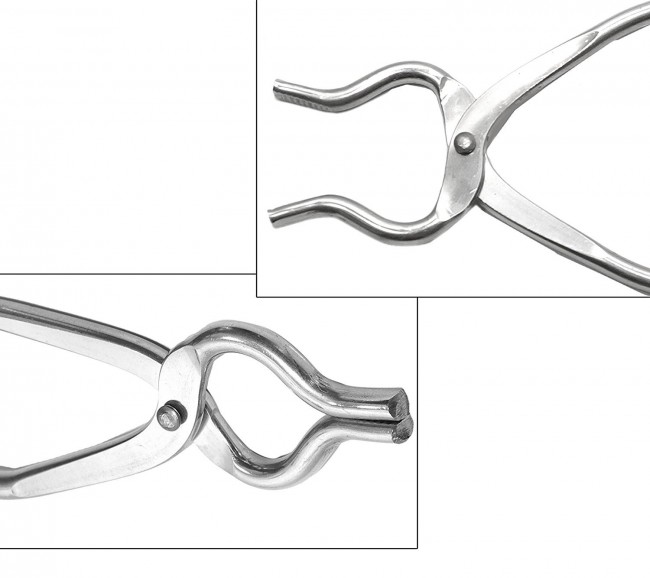 Storite Stainless Steel Easy Grip Sansi/Chimta/Pincer Utensil Holder ...