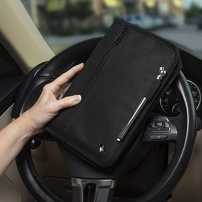 Storite Car Document Holder, Owner Manual Case Pouch, Vehicle Storage ...