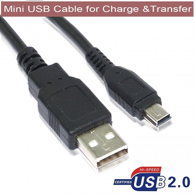 Wholesale USB 2.0 A to Mini 5 pin B Cable for External HDDS/Camera/Card ...