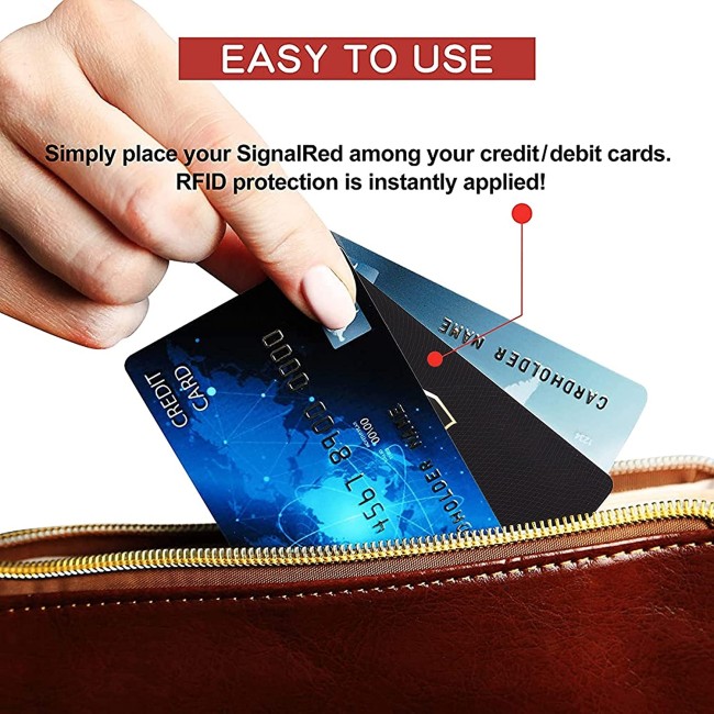 SAITECH IT 5 Pack RFID Blocking Card, One Card Protects Entire Wallet ...