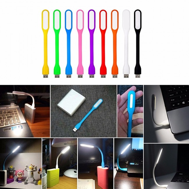 RiaTech 5 Pack Mini USB LED Light Adjust Angle Portable Flexible Led ...